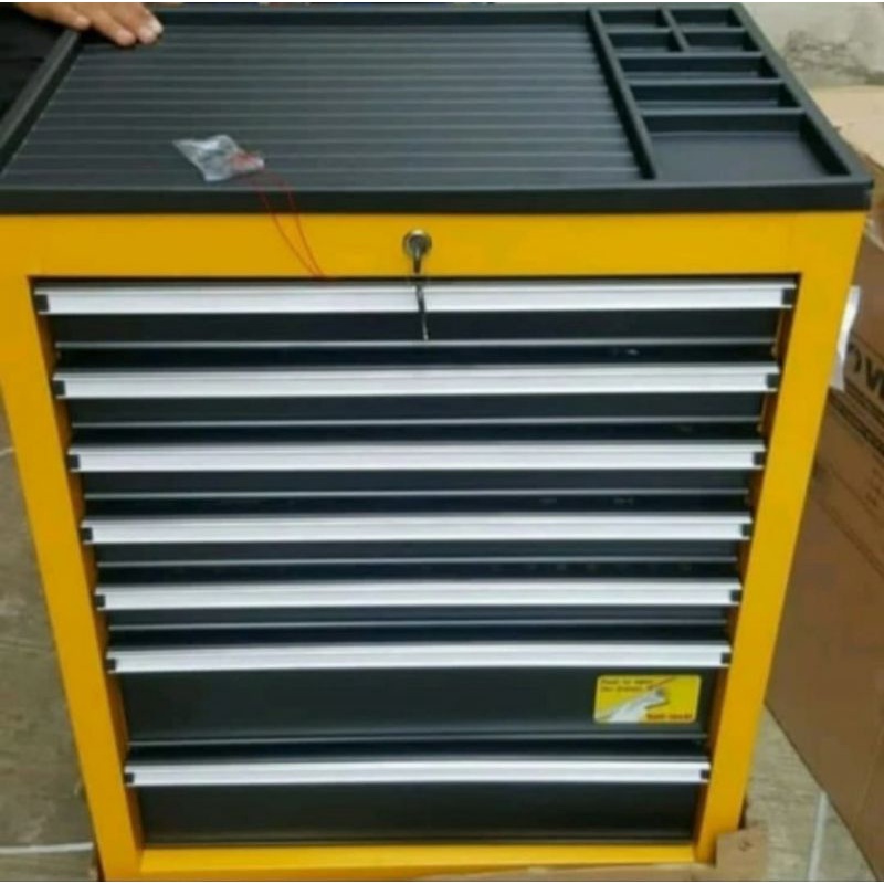 Jual Tool Box Cabinet 7 Laci / Tool Kit set 221 Pcs | Shopee Indonesia
