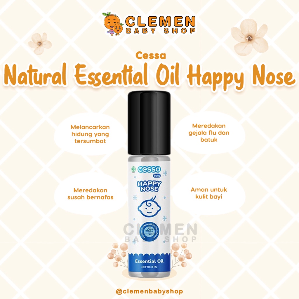 Jual Cessa Baby Happy Nose - Natural Essential Oil Melegakan Pernapasan | Shopee Indonesia