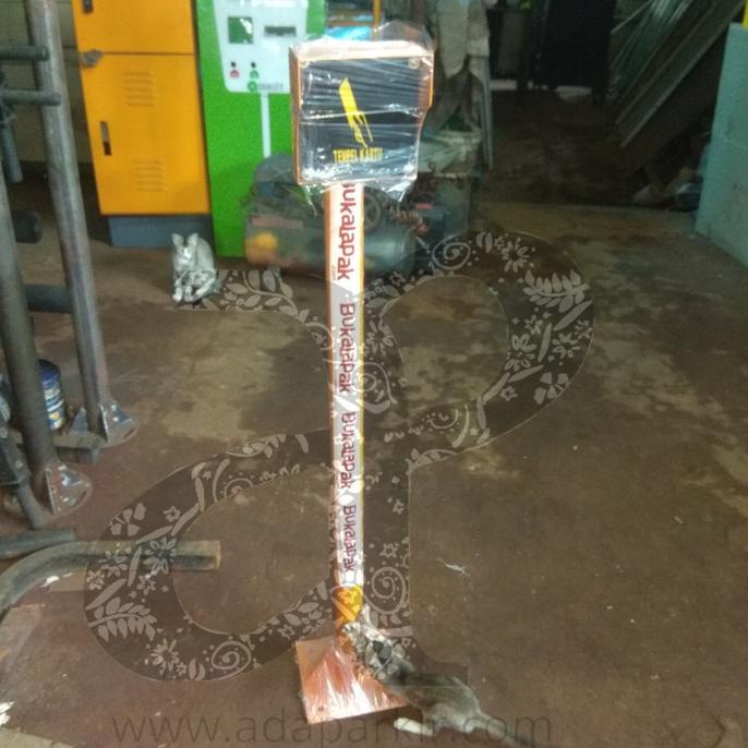 Jual tiang reader/pole reader parkir akcess kontrol /access control ...