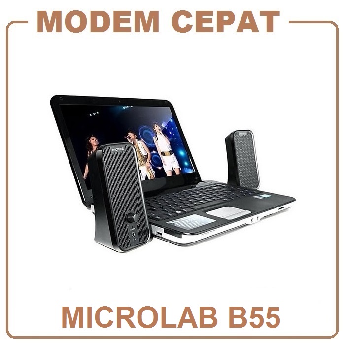 Jual Microlab B55 Speaker Stereo Komputer PC Laptop Notebook | Shopee Indonesia