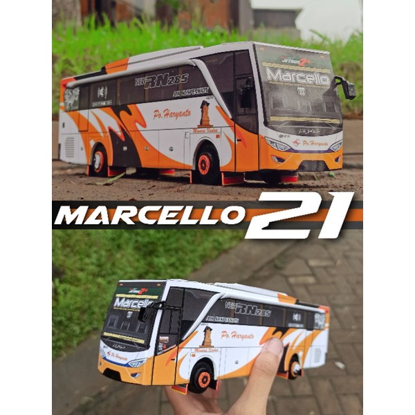 Jual PAPERCRAFT BUS SKALA 1:50 PO HARYANTO MARCELLO | Shopee Indonesia