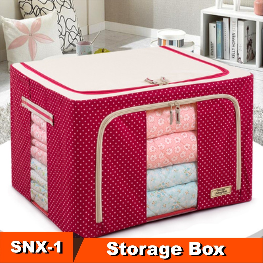 Jual Storage Box Mini Tempat Penyimpanan Baju Organizer Bag Praktis Box ...