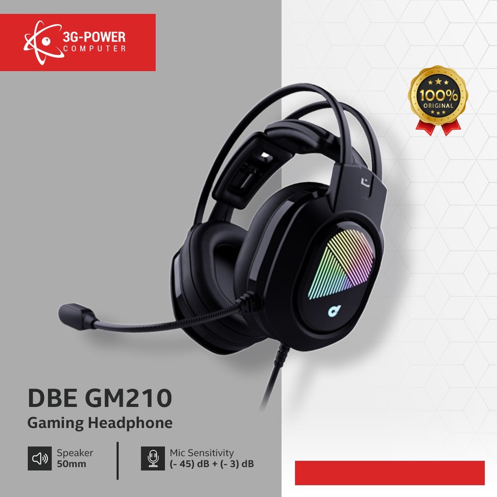 Jual dbE GM210 7.1 Virtual Surround Gaming Headset | Shopee Indonesia