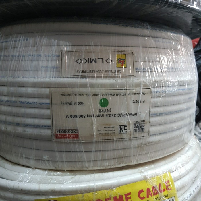 Jual Nym 3X2,5 Kabel Metal 100Meter Sni Kabelmetal 3X2,5Mm Kawat | Shopee Indonesia