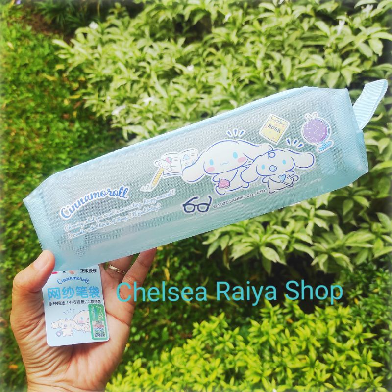 Jual Tempat Pensil Jaring Sanrio Cinnamoroll and Milk 5,5x7x22cm ...