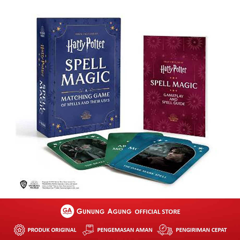 Jual Harry Potter Spell Magic : A Matching Game of Spells and Their ...
