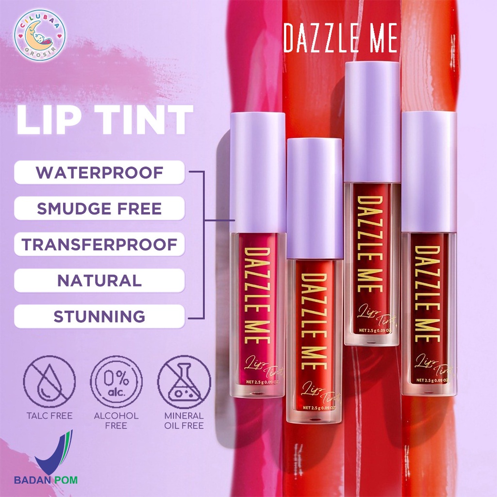 Jual DAZZLE ME Ink-Licious Lip Tint - Lipstain - Lip Color Lip Stain - Mattedorable Long Lasting ...