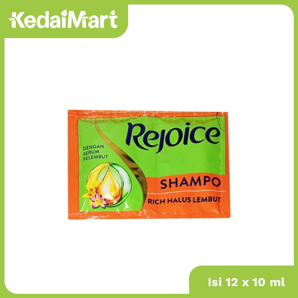 Jual Rejoice Shampoo Rich Soft Smooth Renceng Isi 12 x 10 ml | Shopee Indonesia
