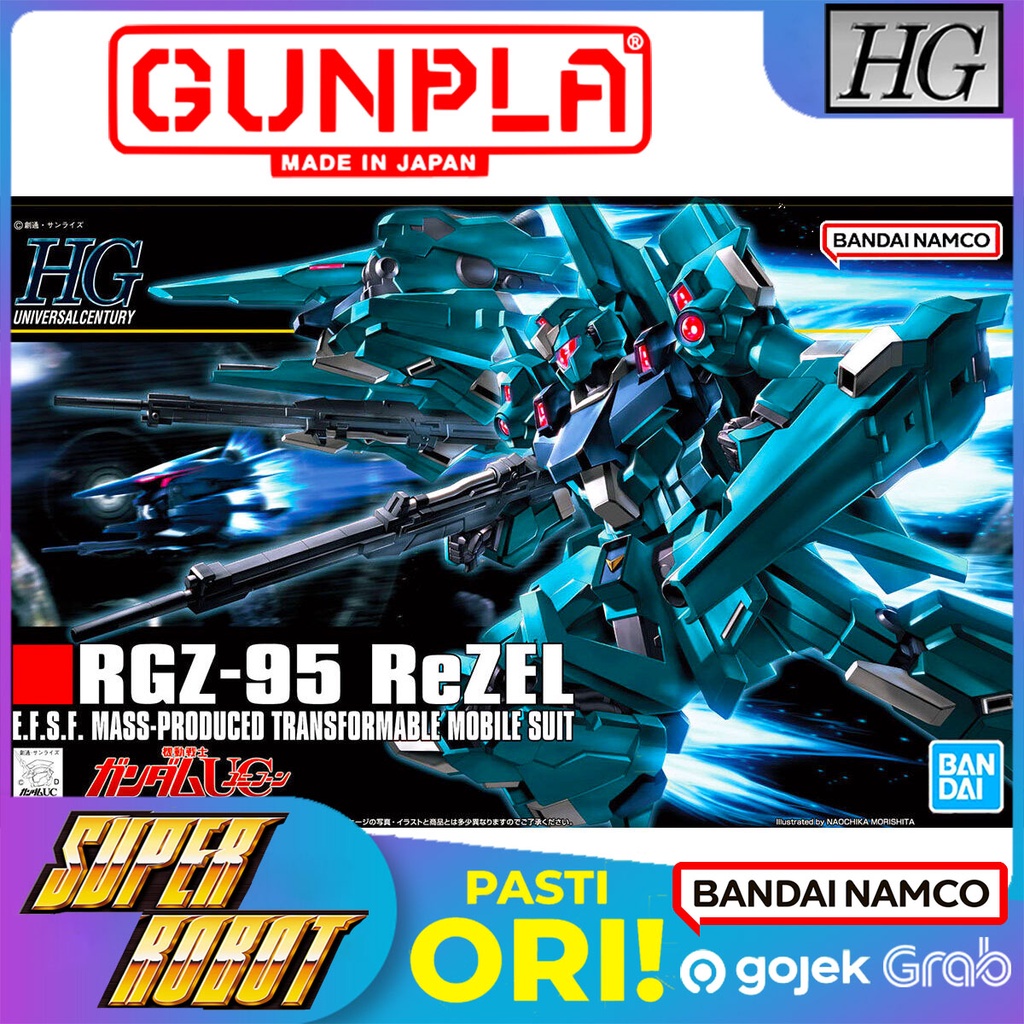 Jual BANDAI HG RGZ-95 ReZEL - HGUC Gundam | Shopee Indonesia