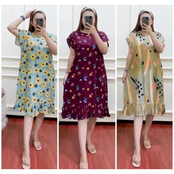 Jual {READY KIRIM} Daster Midi Viral || Daster Rumah || Daster Santai ...