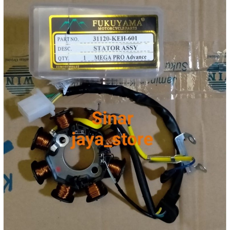 Jual Stator Assy Spull Komplit Megapro Advance Megapro Primus Fukuyama | Shopee Indonesia