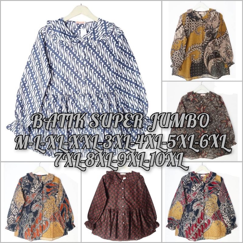 Jual jumbo BIG SIZE JUMBO XXL XXXL 3L 4L 5L MURAH BATIK JUMBO COUPLE | Shopee Indonesia