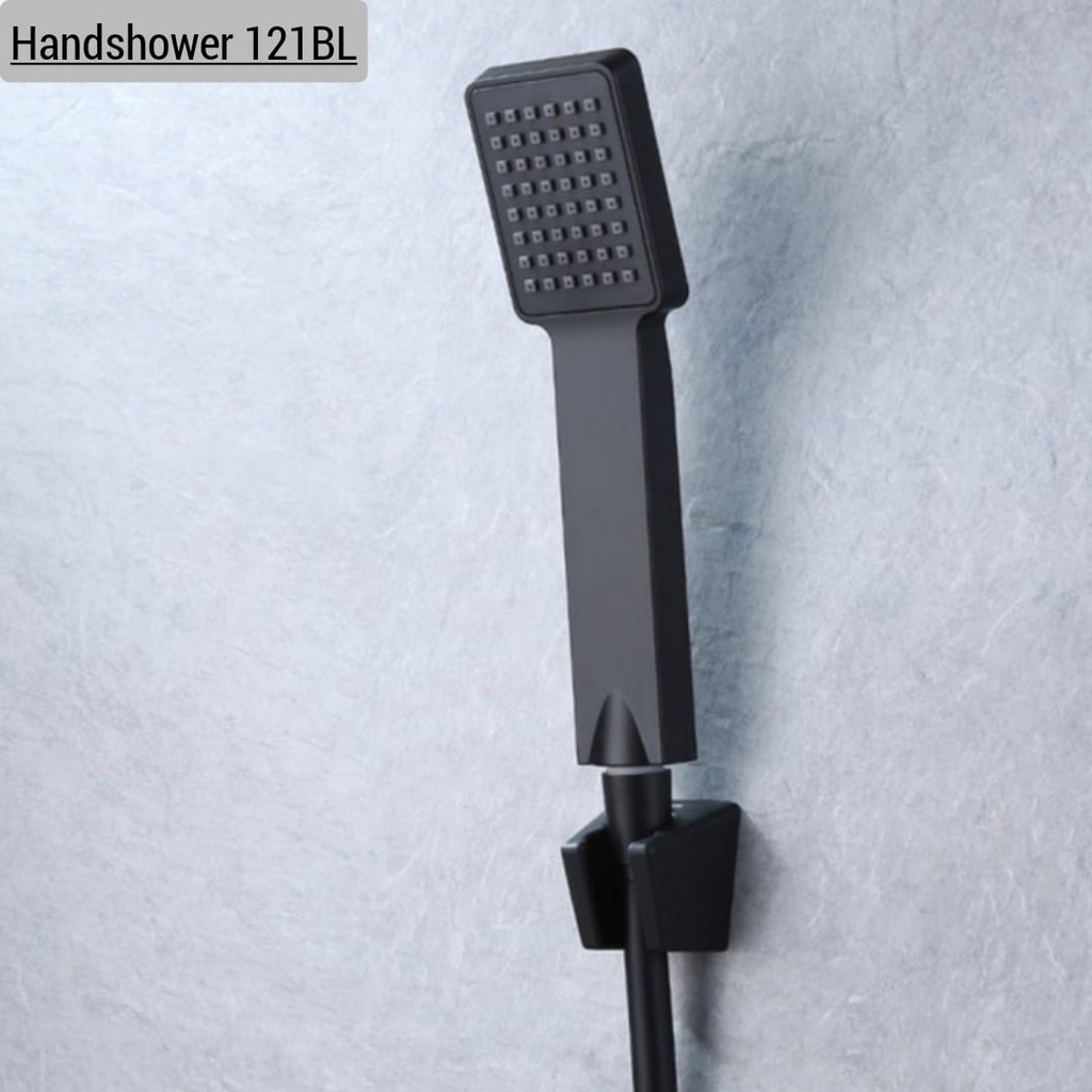 Jual Set Handshower Kotak Hitam 121BL Shower Mandi Set Hand Shower ...