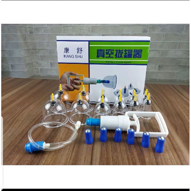 Jual kop angin alat bekam isi 12 kop original//alat bekam kop angin isi ...
