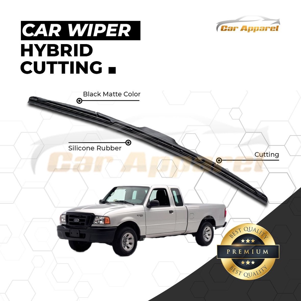 Jual WIPER FORD RANGER FACELIFT 2002-2006 HYBRID CUTTING HYBRID 2 PCS ...