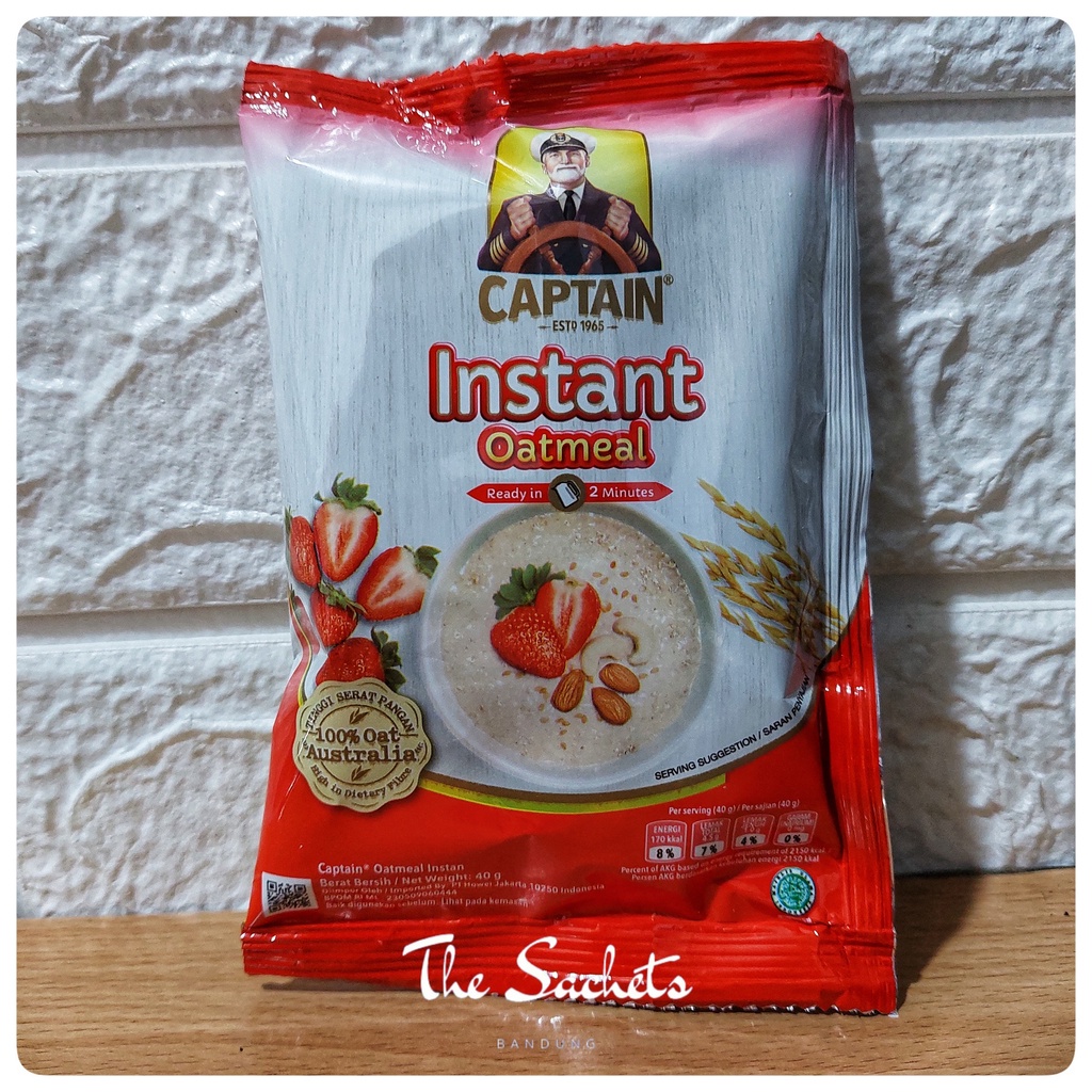 Jual Captain Instant Oatmeal Sachet | Shopee Indonesia