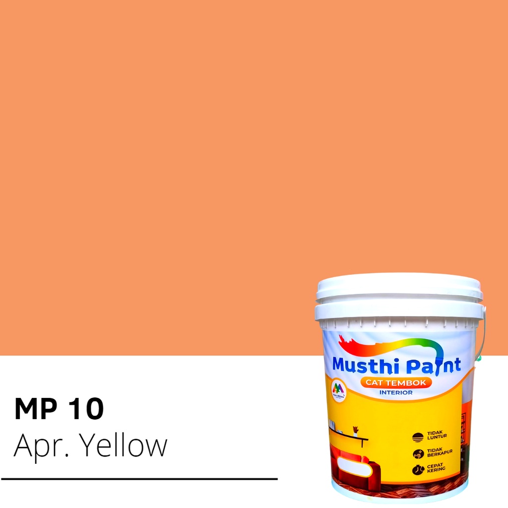 Jual Cat Tembok Dinding Standar Pro INTERIOR MUSTHI PAINT 5 kg Full ...