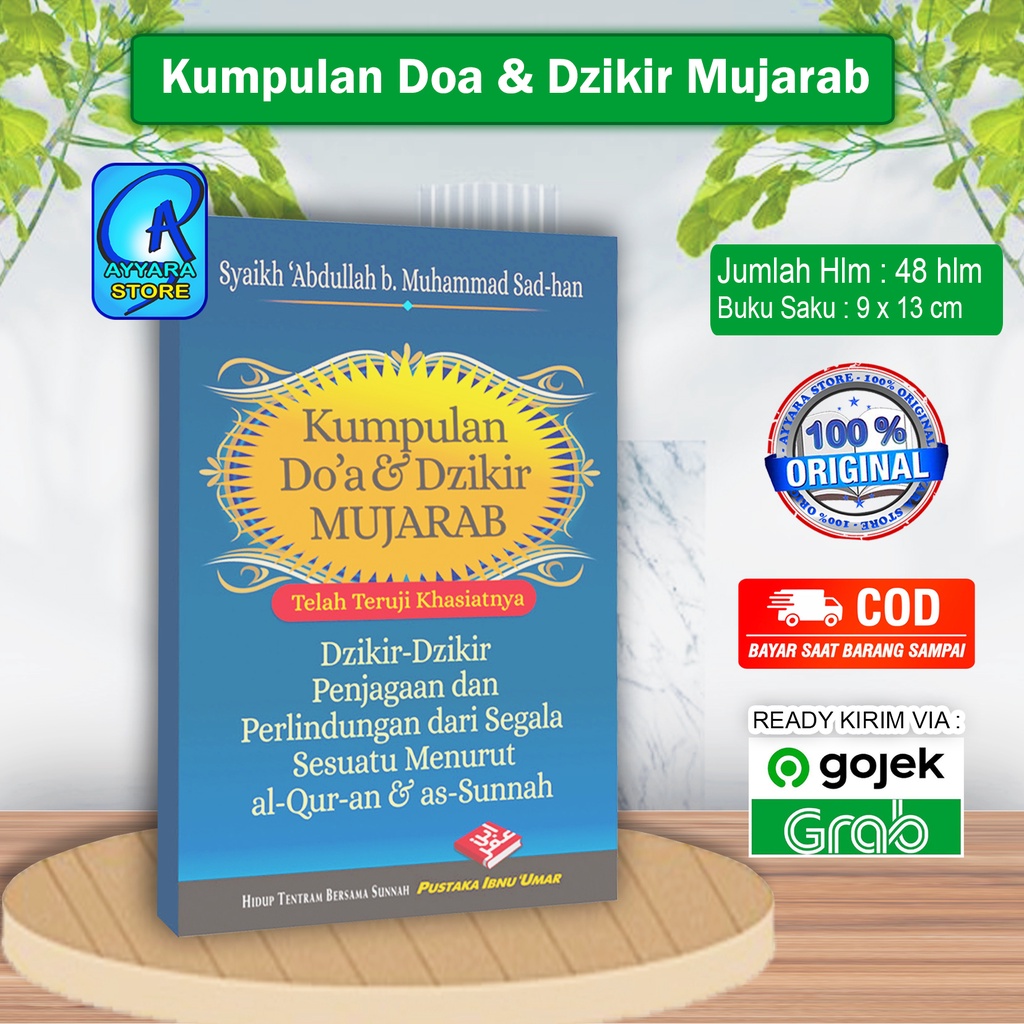 Jual Buku Saku Kumpulan Doa dan Dzikir Mujarab - Syaikh ‘Abdullah ...