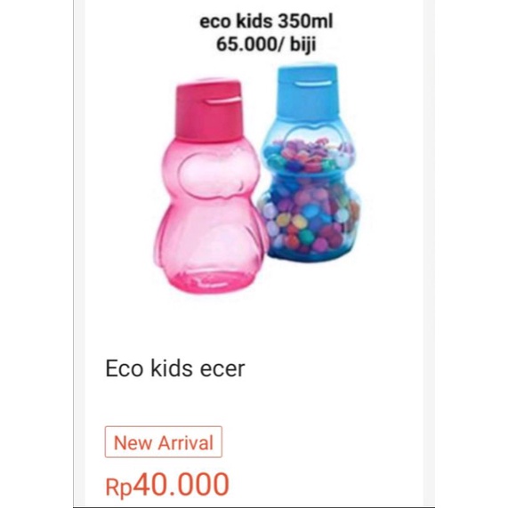Jual eco botol kids tupperware | Shopee Indonesia