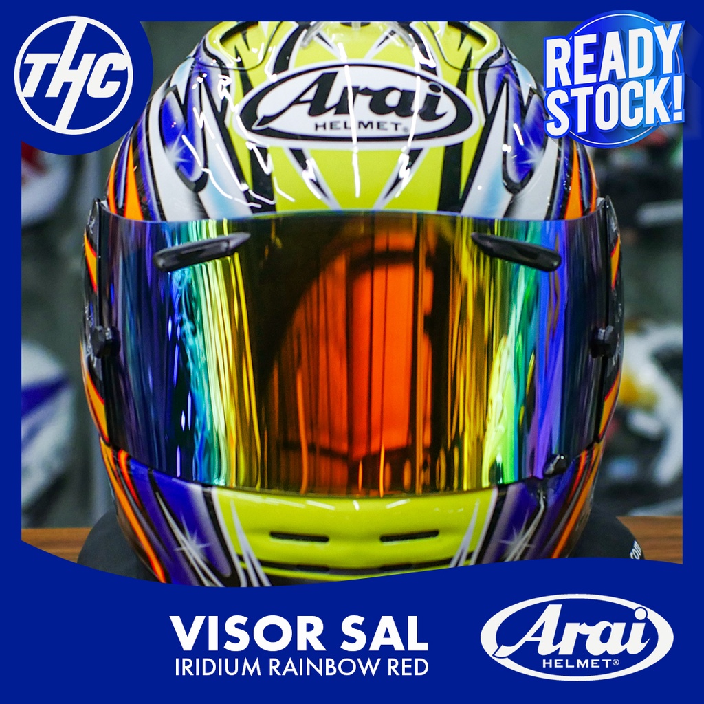 Jual VISOR ARAI SAL RR4 RR3 RAPIDE SR VECTOR PROFILE IRIDIUM FLAT KACA ...