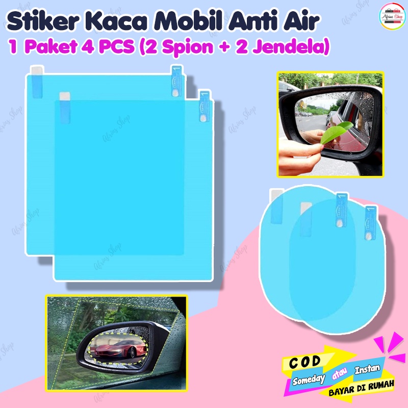 Jual Stiker Spion Kaca Mobil Anti Embun dan Air Waterproof 20x16cm 2 ...