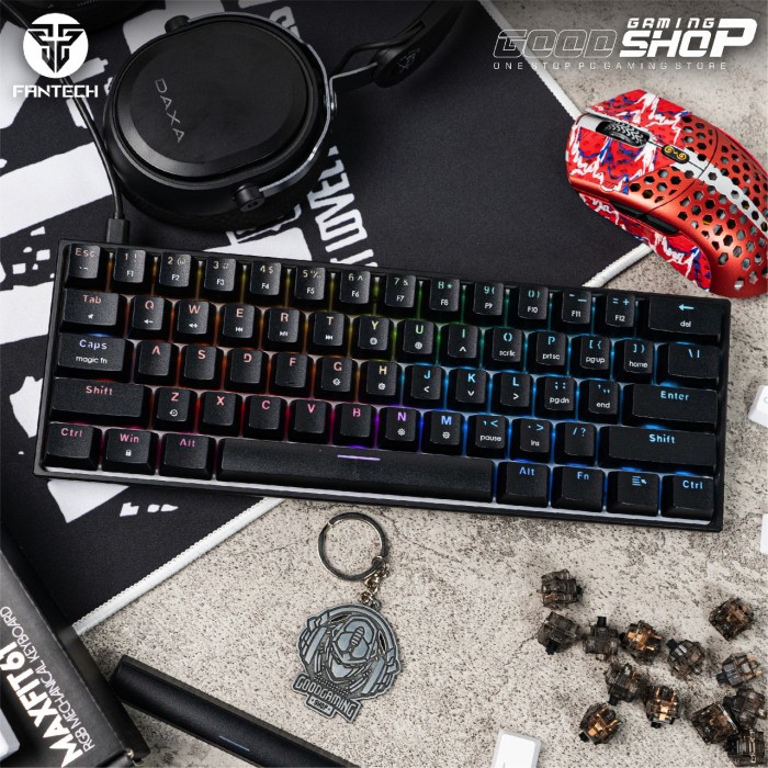 Jual (BISA COD) FANTECH MAXFIT61 MK857, KEYBOARD 60% - Gaming Keyboard ...