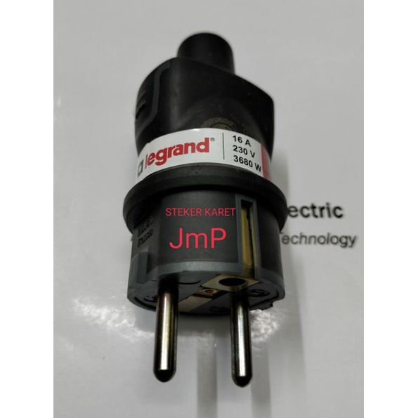 Jual Steker Karet 1Phase 16A 230V Legrand ORIGINAL, HARGA /Pc, Stock ...