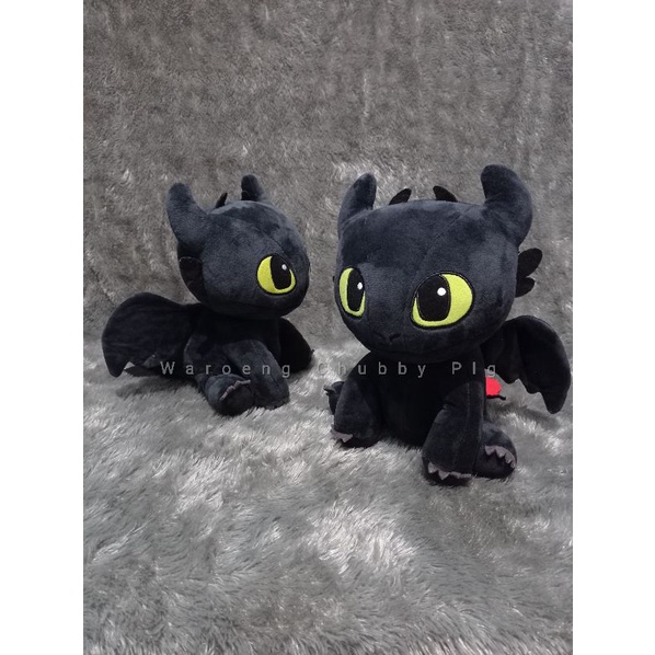 Jual Boneka Dragon Toothless Night Fury ORI | Shopee Indonesia