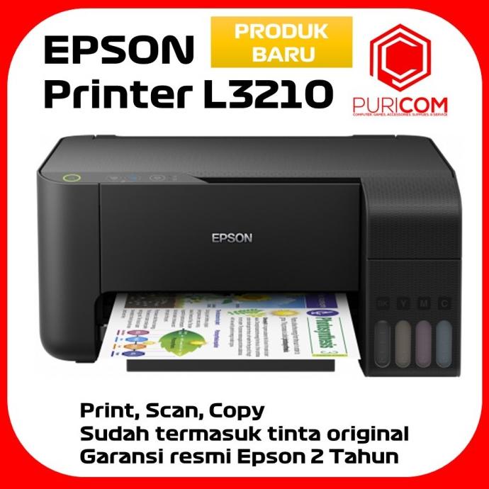 Jual Epson Printer L3210 All In One (Print, Scan, Copy) | Shopee Indonesia