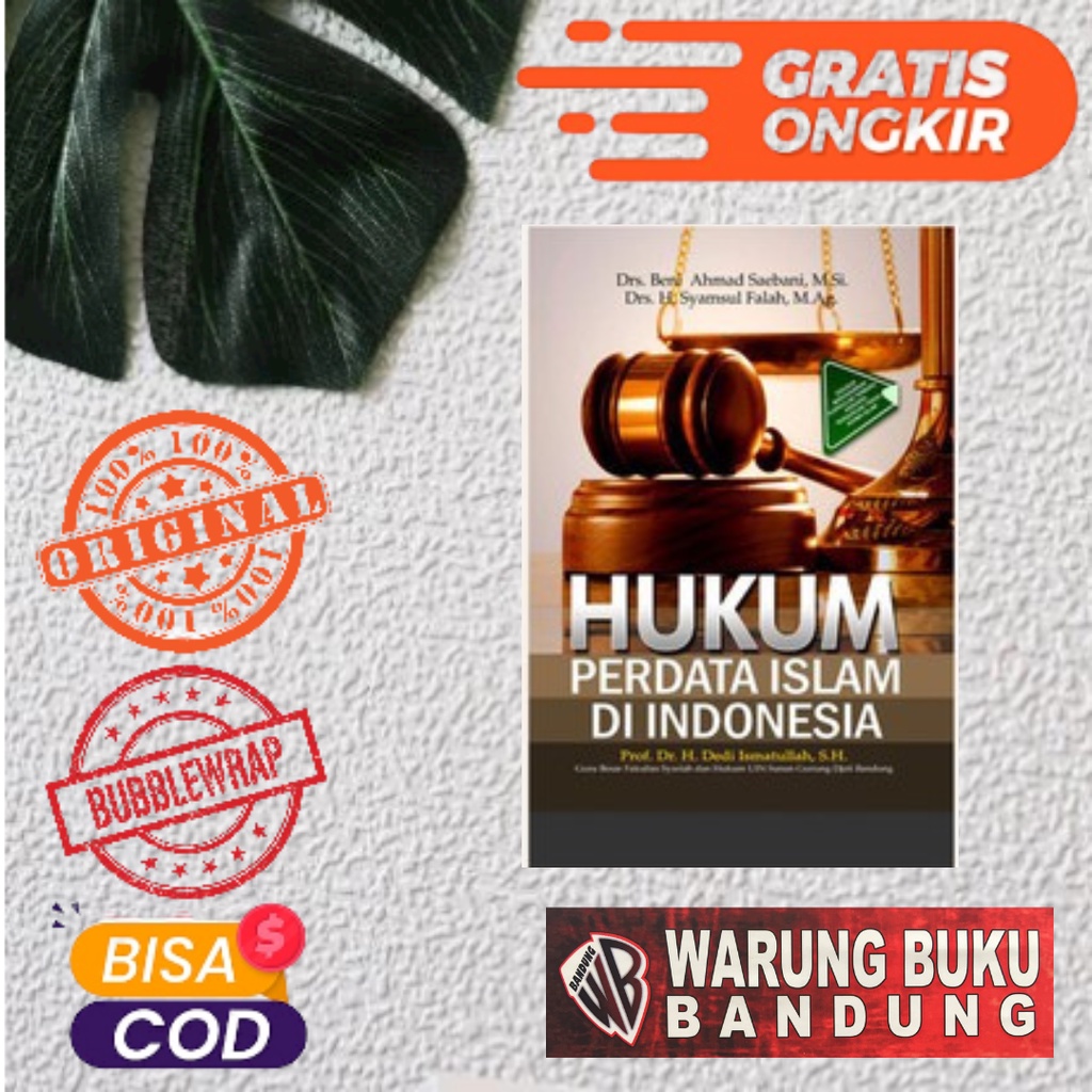 Jual Buku Hukum Perdata Islam Di Indonesia - Drs. Beni Ahmad Saebani, M.Si. | Shopee Indonesia