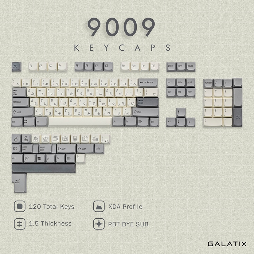 Jual Keycaps Japan XDA Keycap Japanase 9009 For Mechanical Keyboard | Shopee Indonesia