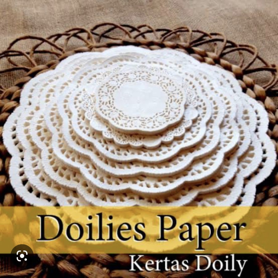 Jual Doilies Paper Doyleys 3.5" Alas Tatakan Toples Kue - 3.5" x 250 ...