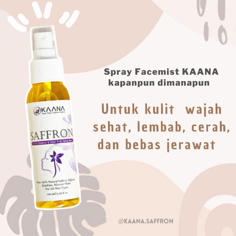 Jual Kaana saffron | face mist kaana saffron | face mist saffron with ...