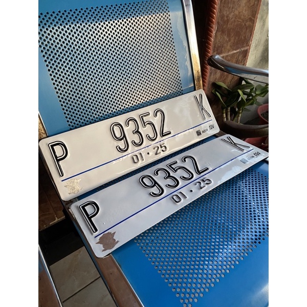 Jual PLAT NOMOR MOBIL PUTIH FONT MODIF TERBARU | Shopee Indonesia