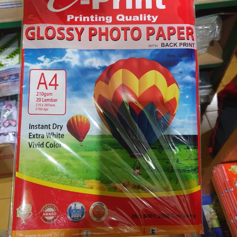 Jual Big Promo KERTAS FOTO A4 210 GRAM SUPER GLOSSY PHOTO PAPER A4 210 ...