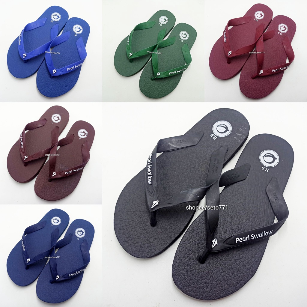 Jual Pearl Spike Sun Swallow Sandal karet Swalow Laki Pria Empuk besar ...