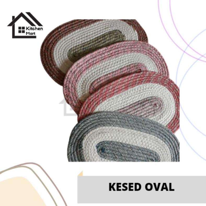 Jual Kesed Keset Oval Keset Bentuk Oval Tebal Murah | Shopee Indonesia