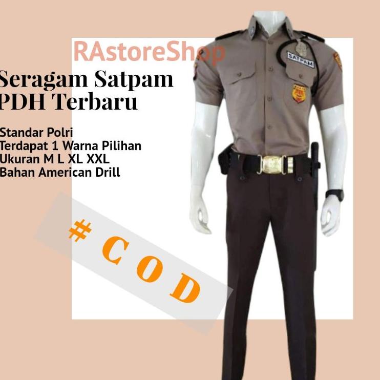 Jual Hot Sale SERAGAM SECURITY SATPAM MODEL BARU TERBARU PDH BANDUNG SERAGAM SATPAM SECURITY ...