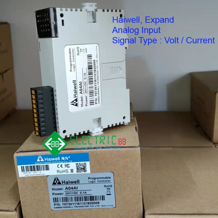 Jual A04Ai Haiwell, Expand Plc Analog Input 4 Channel | Shopee Indonesia