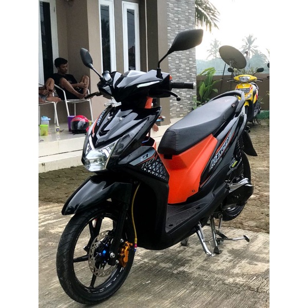 Jual striping sticker beat fi 110i stater kasar list simpel transparan ...