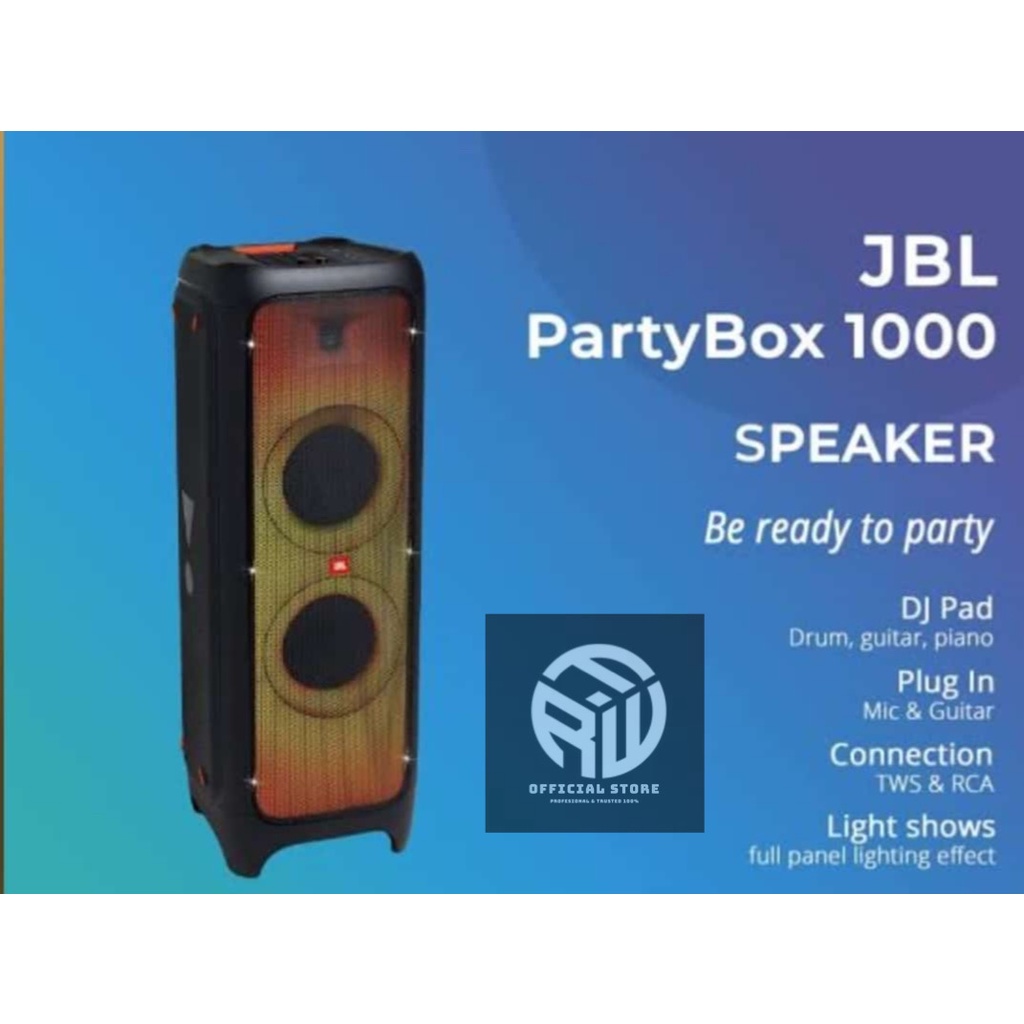 Jual SPEAKER JBL PARTYBOX 1000 / JBL PARTY BOX 1000 ORIGINAL | Shopee ...
