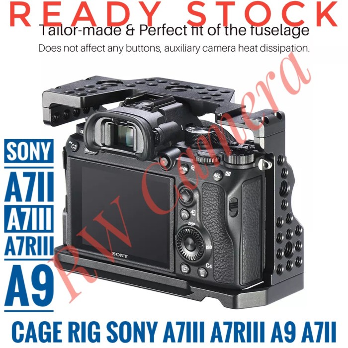 Jual Fathonah_347- Cage Rig Sony A7Ii A7Iii A7Riii A9 A73 Hand Grip ...