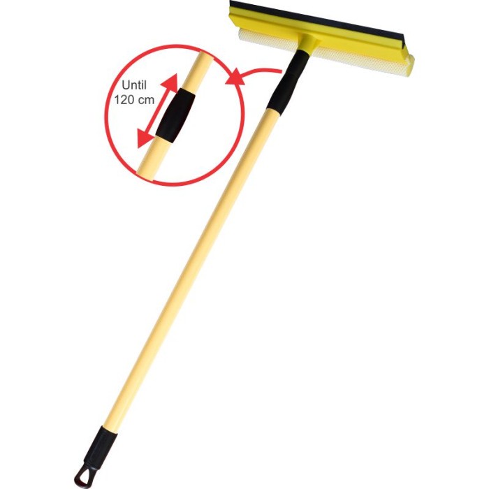 Jual Window Squeegee w/ Telescopic Handle CleanMatic | Shopee Indonesia