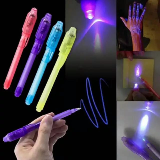 Jual Mainan Pulpen Contek Ajaib Sinar Uv - Pulpen Magic Pulpen Ajaib ...
