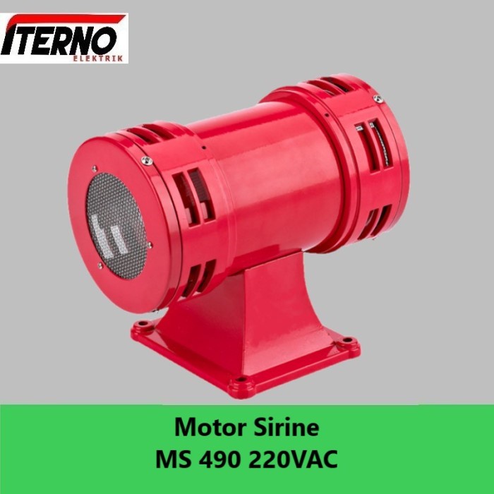 Jual Motor Sirine Sirene MS-490 MS490 220VAC Iterno | Shopee Indonesia