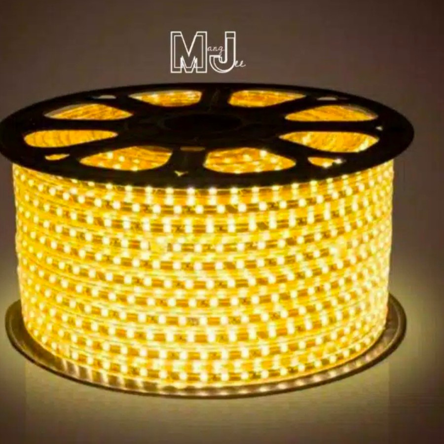 Jual Lampu led strip selang SMD 5050 220v 100m 100 meter lampu led ...