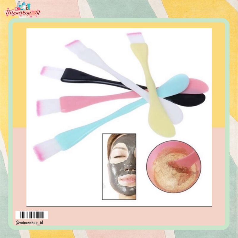 Jual Kuas Masker 2 in 1 (Kuas Masker dan Sendok Spatula) | Shopee Indonesia
