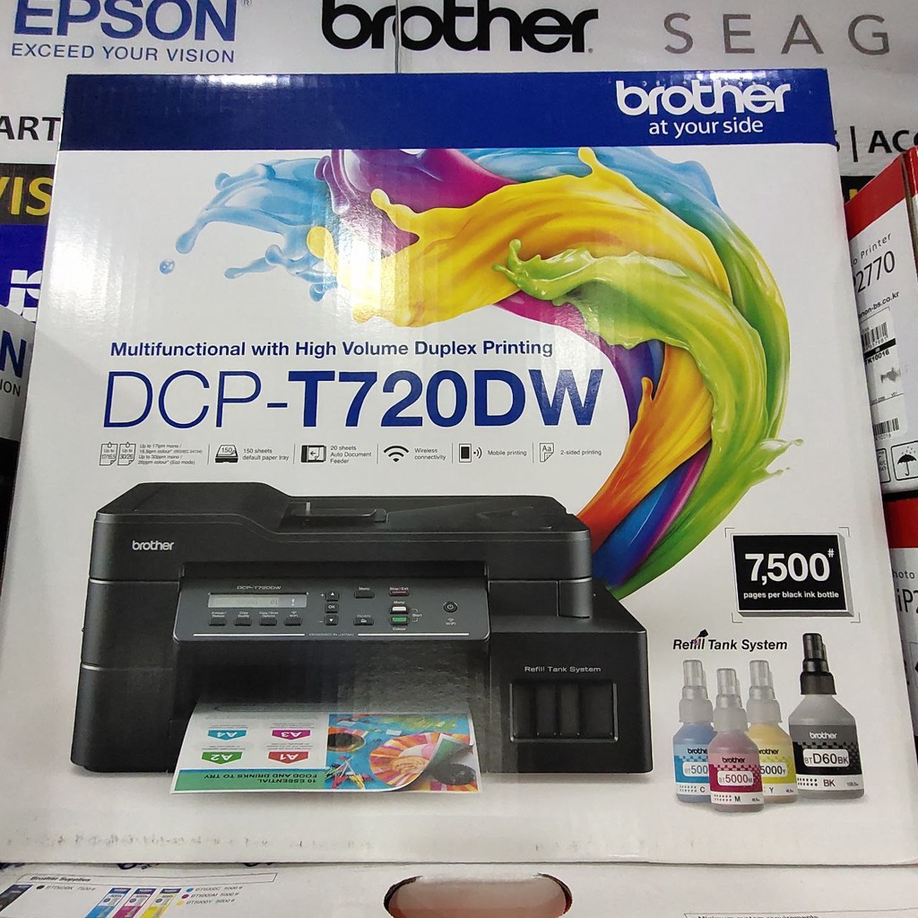 Jual PRINTER BROTHER INKTANK DCP T720-DW/DCP-T720 DW | Shopee Indonesia