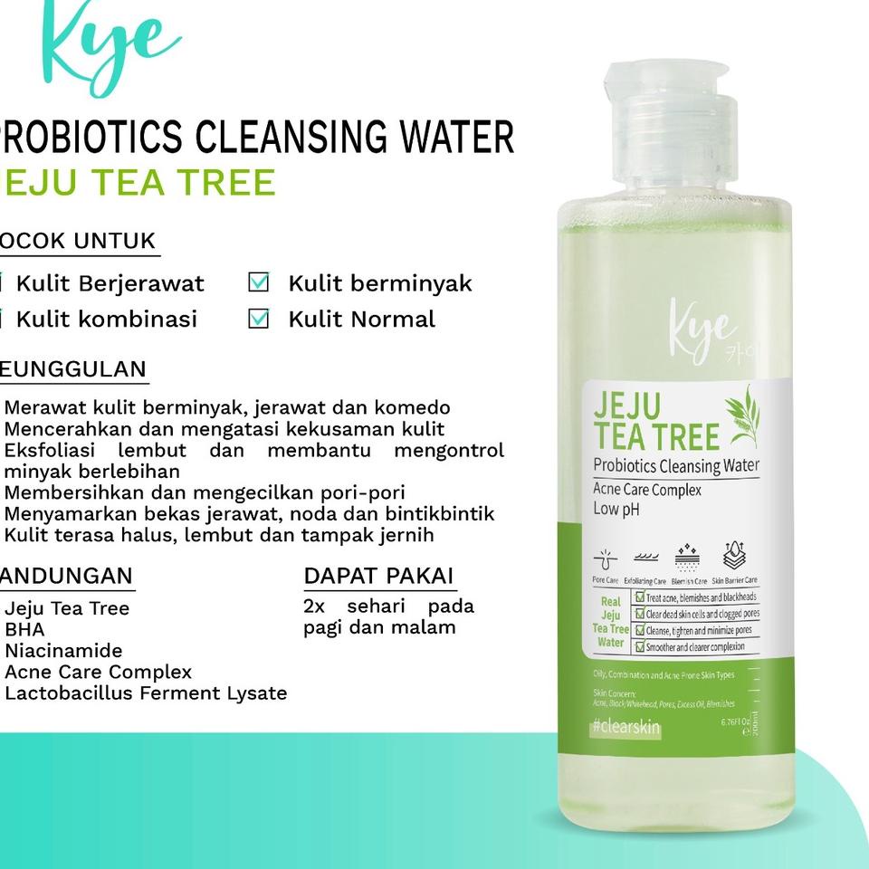Jual Murah Banget--Kye - Jeju Tea Tree Probiotics Cleansing Water ...