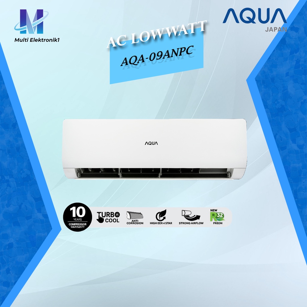 Jual AQUA AC SPLIT 1 PK AQA KCR 9 ANPC LOW WAT | Shopee Indonesia